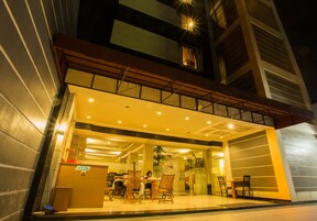 Entrada do alojamento