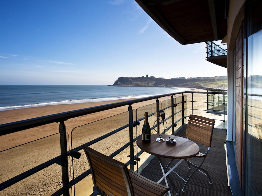 Vista para praia/oceano