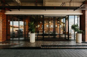 Entrada do alojamento