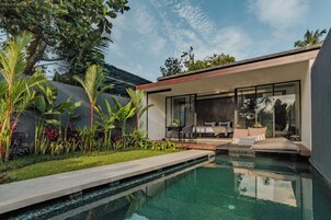 Villa, 1 quarto, piscina privativa | Vista do quarto