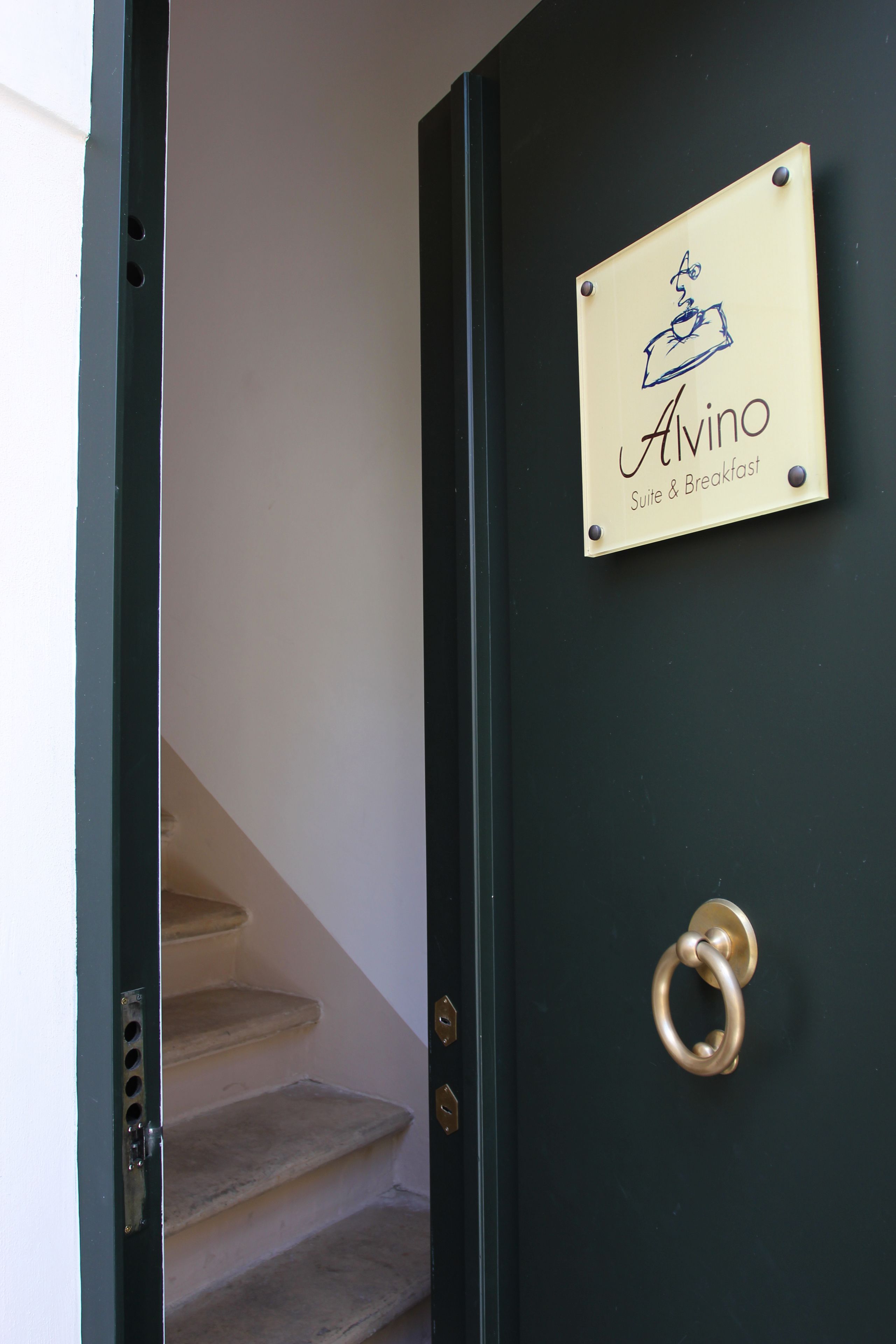 Entrada do alojamento