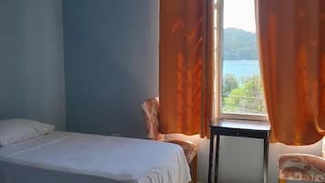 Quarto casal, 1 quarto, vista para a praia, de frente para a praia | Vista para praia/oceano