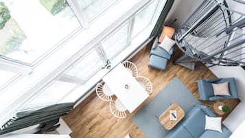 Suite Panorâmica, 2 quartos | Cortinas/cortinados opacos, ferro/tábua de engomar, Wi-fi grátis
