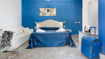 Quarto casal, varanda (Rosa Blu) | Roupas de cama premium, frigobar, escrivaninha