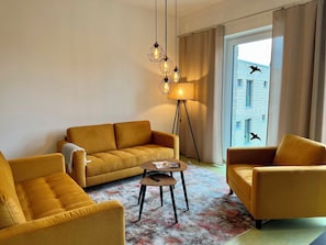 Apartamento família | Roupas de cama premium, cofres nos quartos, escrivaninha