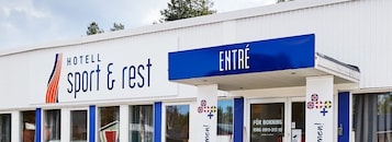Entrada do alojamento