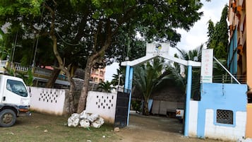 Entrada do alojamento