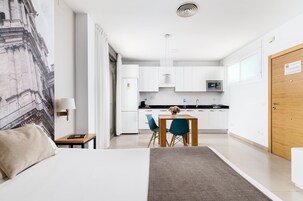 Estúdio | 1 quarto, roupas de cama premium, cofres nos quartos