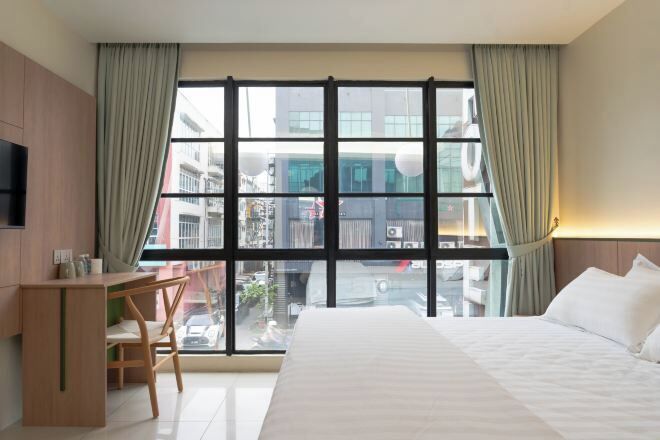 Cofre no quarto, secretária, ferro/tábua de engomar, Wi-fi grátis 