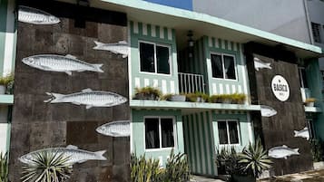 Entrada do alojamento