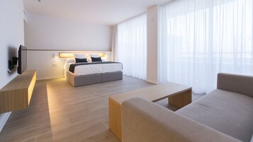 Suite, vista para a piscina