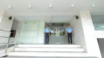 Entrada do alojamento