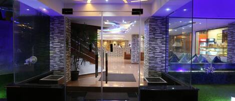 Entrada do alojamento