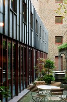 Espaço exterior para banquetes