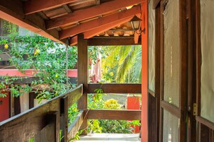 Apartamento Familiar, 2 quartos, terraço, junto à piscina | Varanda