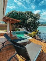 Villa Clássica, 3 quartos, piscina privativa, vista para a lagoa | Terraço/pátio interior