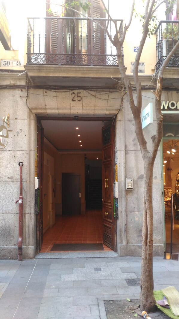 Entrada do alojamento