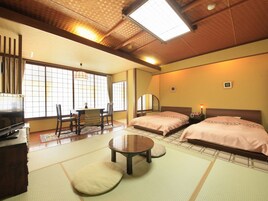Quarto Tradicional (12.5 tatami mats with twin bed) | Wi-fi grátis 