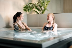 Sauna seca, banheira de hidromassagem, sauna a vapor