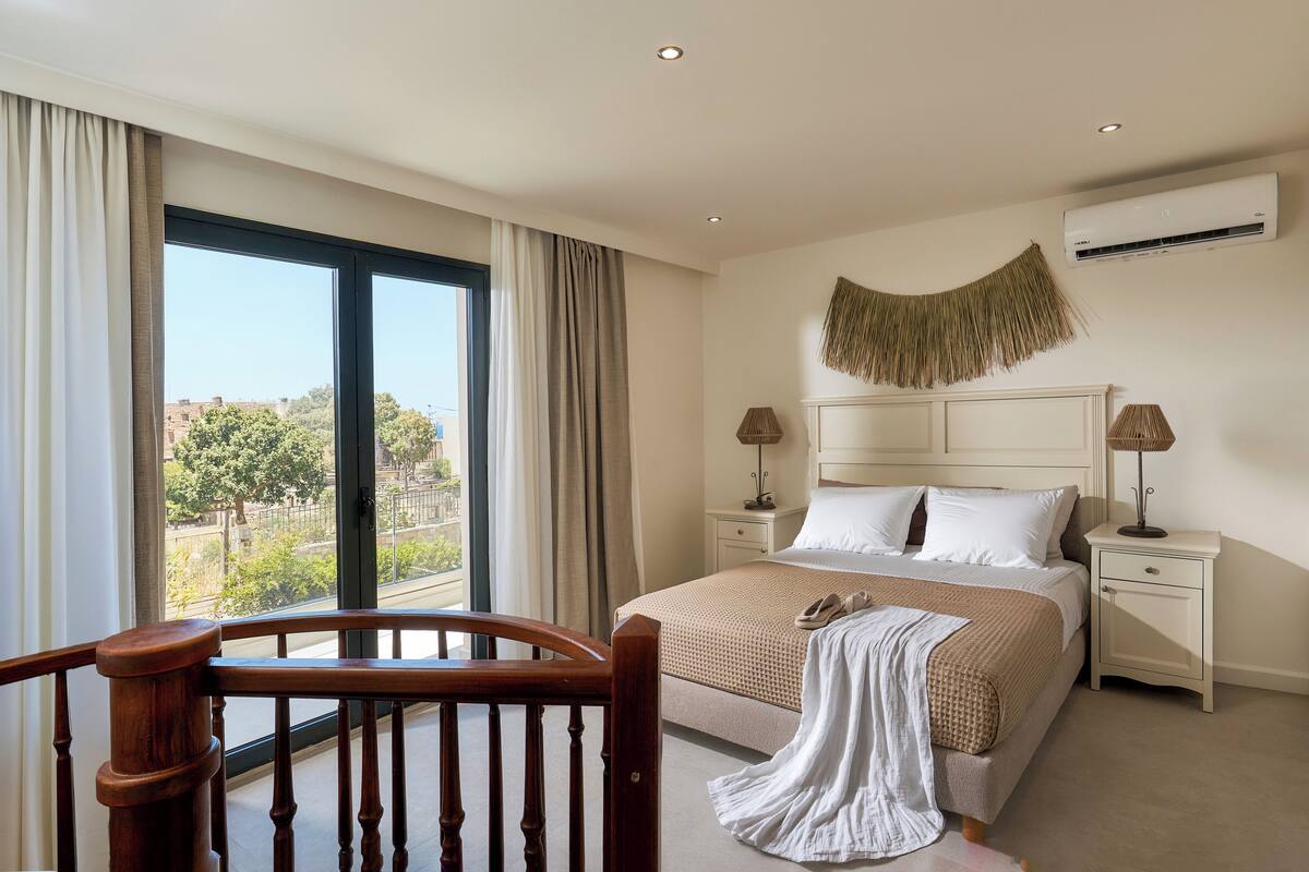 Maisonette Garden View | Roupa hipoalergénica, cofre no quarto, quartos insonorizados 