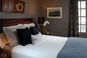 Quarto casal de uso individual | Individualmente decorados, individualmente mobiliados, cortinas blackout