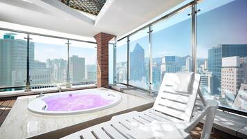 Suite Presidencial | Cofre no quarto, secretária, cortinas/cortinados opacos