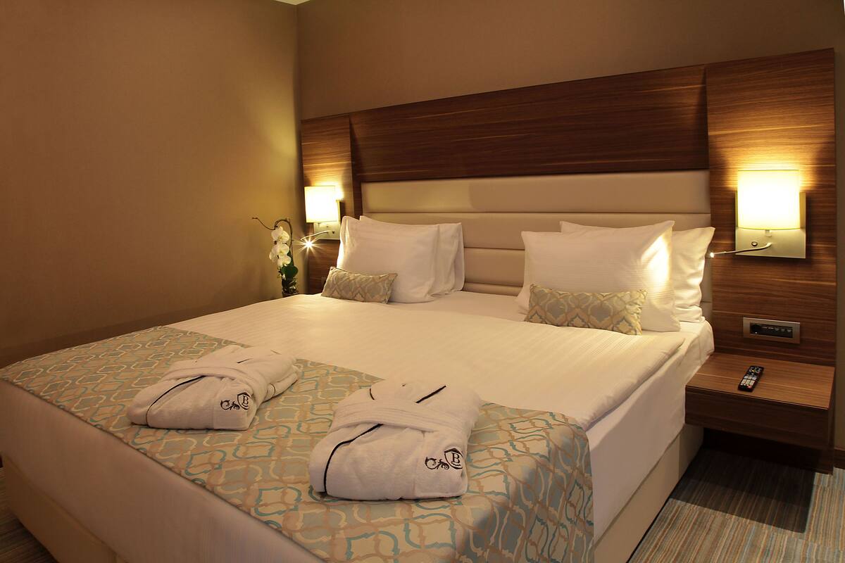Business Suite with Free Airport Transfer | 1 quarto, roupa de alta qualidade, minibar 