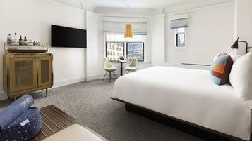 Quarto luxo, 1 cama King, no canto | Vista do quarto