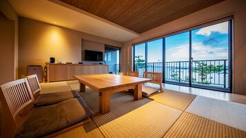 Suite de Luxo, vista para o oceano | Vista do quarto