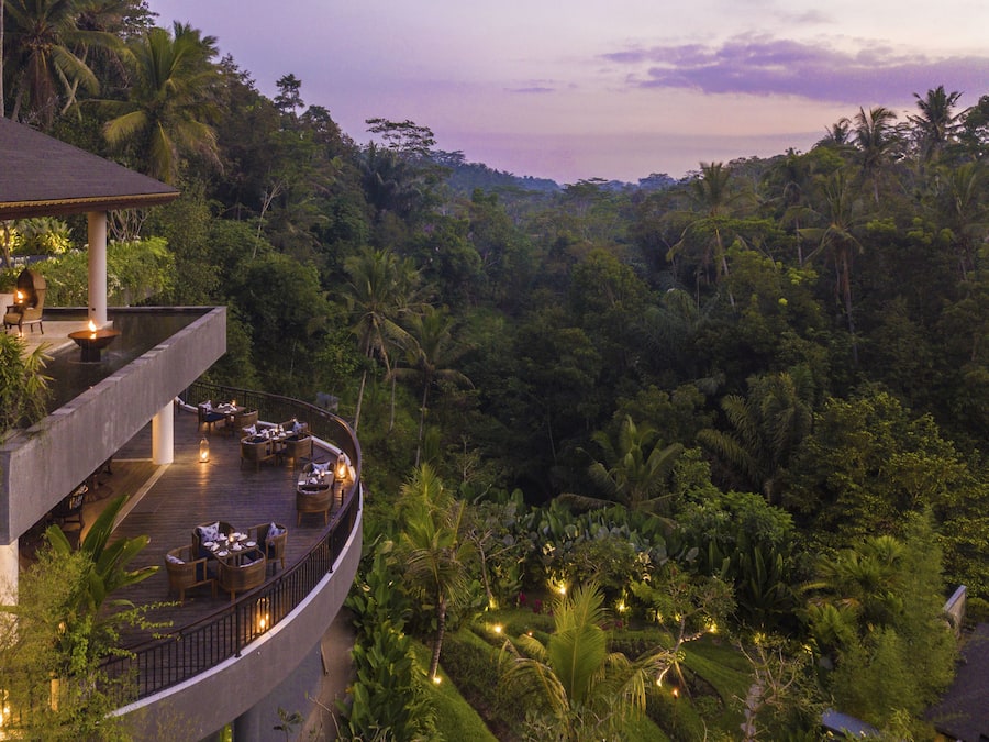 Pequenos-almoços, almoços, jantares servidos, com vista para o jardim