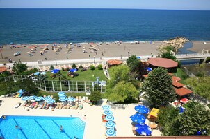 Quarto casal ou duplo panorâmico | Vista para praia/oceano