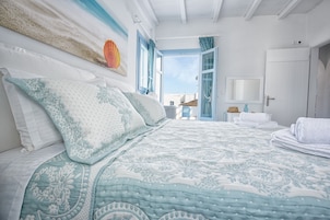 Vila, 2 quartos, vista para o mar (Coral) | Cofres nos quartos, escrivaninha, quartos à prova de som