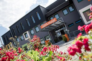 Entrada do alojamento