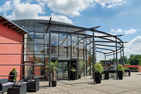 Fachada. vevio Hotel & Events