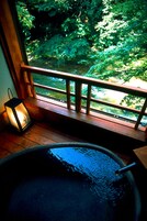 Quarto tradicional (Japanese Style A, Open-Air Bath) | Banheira de hidromassagem particular