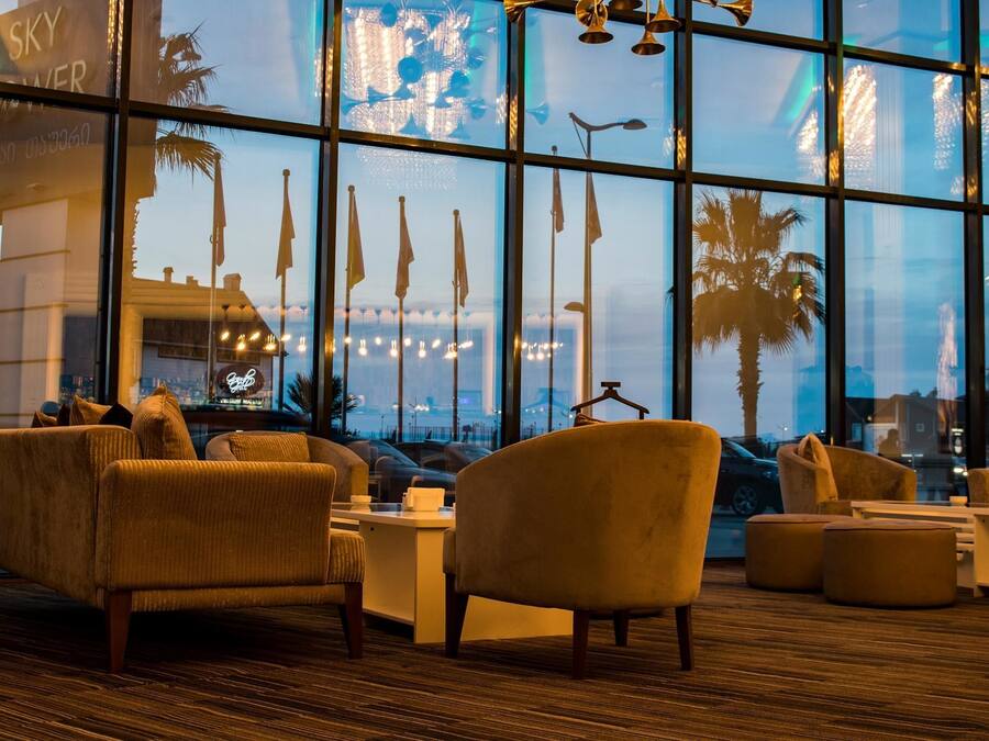 Sala de estar do lobby