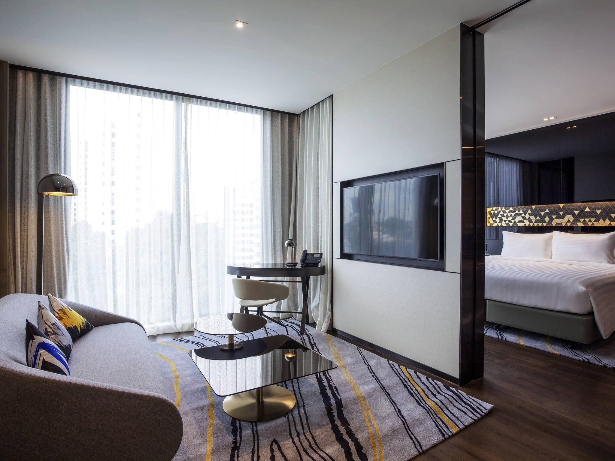 Suite Premier, 1 cama king-size | Cofre no quarto, secretária 