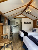 Cabana, 2 camas Queen, para não fumantes, cozinha americana | Individualmente decorados, individualmente mobiliados