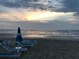 Na praia 