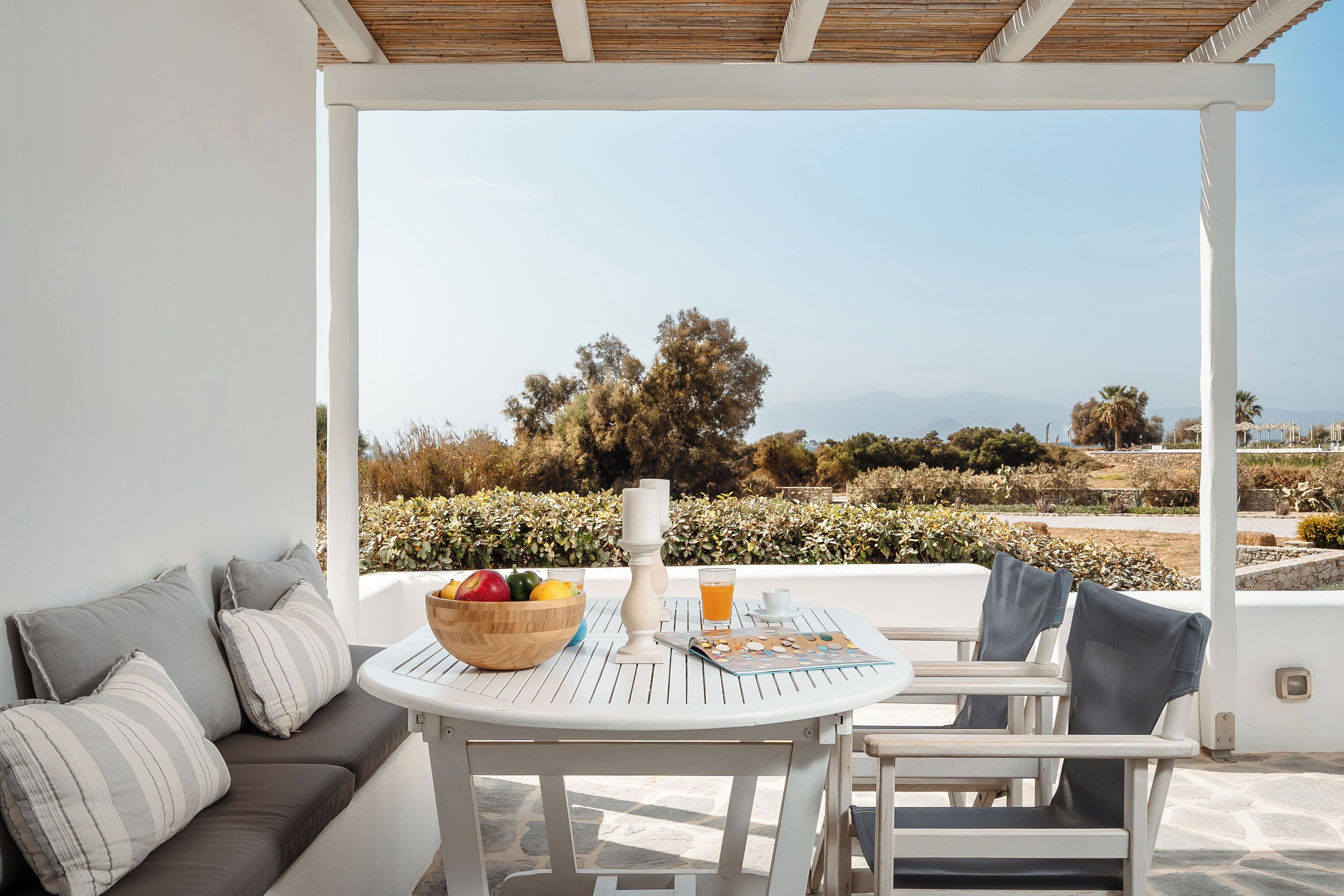 Casa superior, 2 quartos | Terraço/pátio