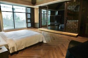 Quarto Duplo Presidencial | Edredões de penas, minibar, cortinas/cortinados opacos 