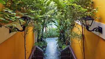 Corrimãos nas escadas