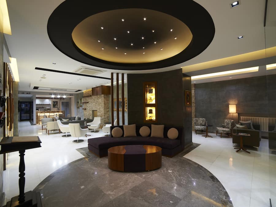 Sala de estar do lobby