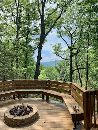 Vista do alojamento. Barefoot Hills