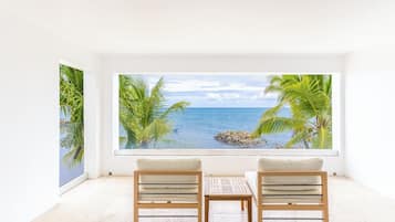 Vista para a praia ou o mar