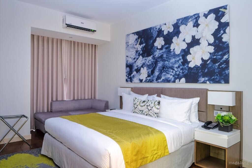 Apartamento Deluxe, 1 quarto, não fumadores, aceitam-se animais de estimação | Cofre no quarto, secretária 