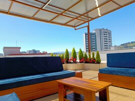 Terraço no piso superior