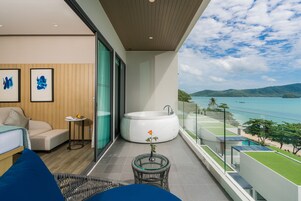 Premier Seaview Studio | Vista da varanda