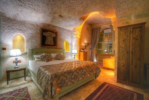 Sultan Cave Suite | Lençóis de algodão egípcio, roupa de alta qualidade 