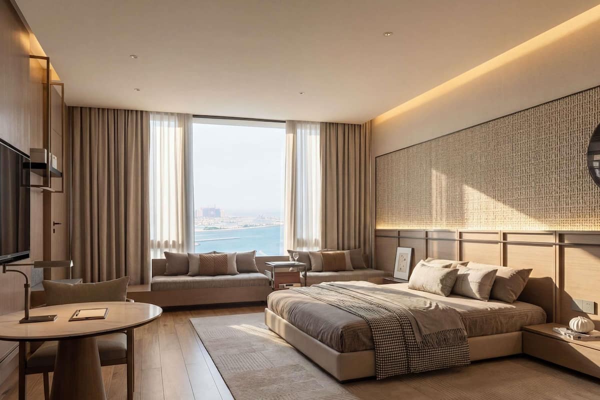 Suíte, 2 quartos (Panorama) | Roupas de cama premium, frigobar (abastecido com alguns itens grátis)
